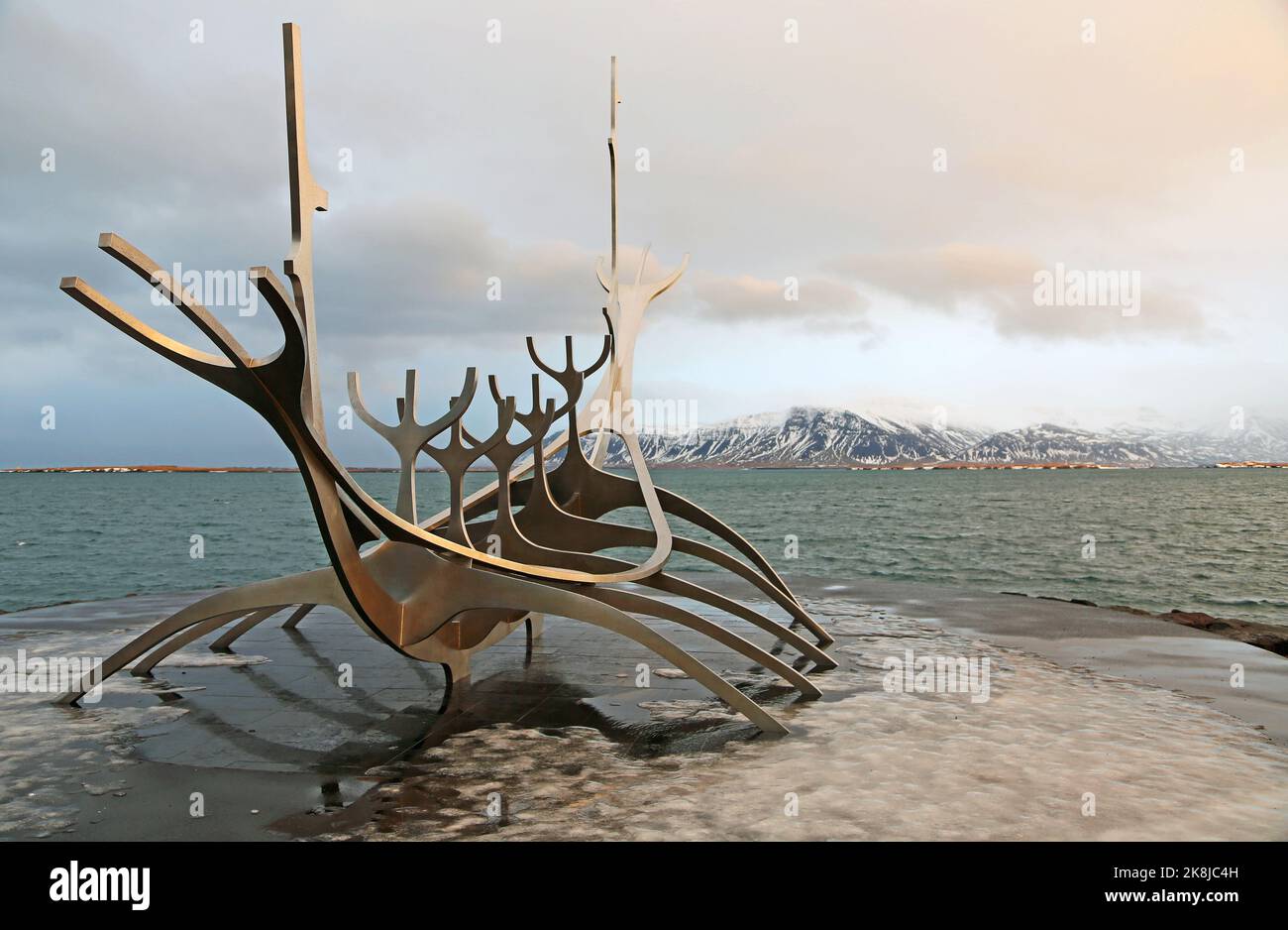 Solfar - the Sun Voyager - Iceland Stock Photo - Alamy