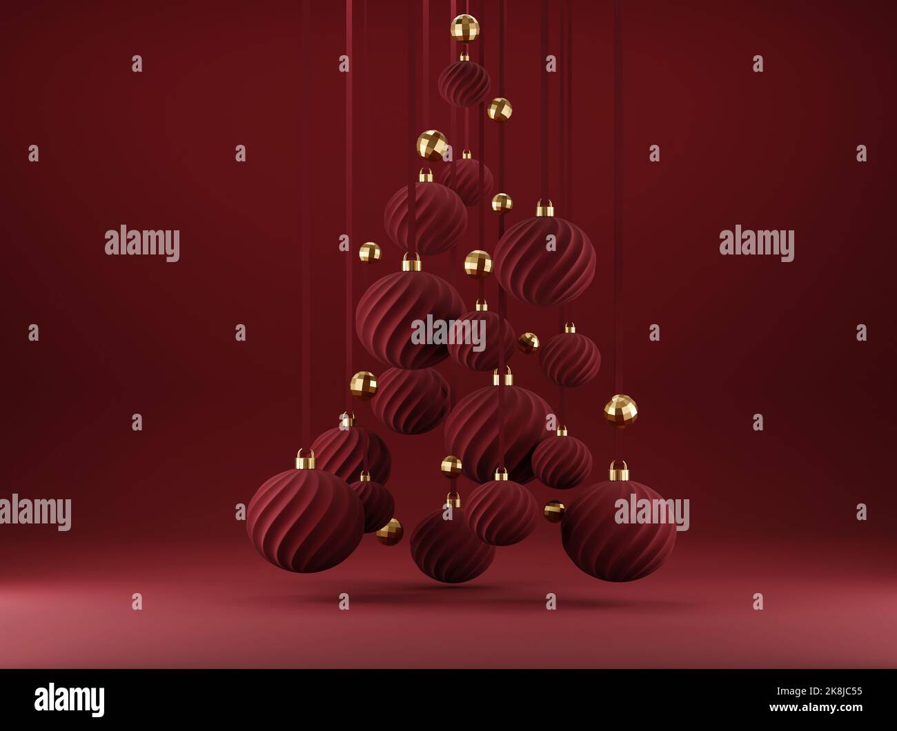 Merry Christmas and Happy New Year greeting card Stock Photo - Alamy