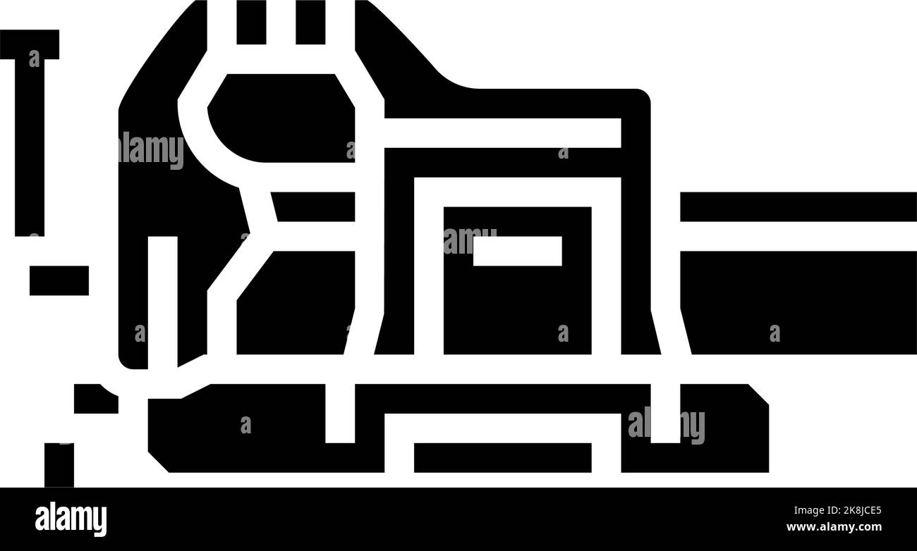 quick release vice glyph icon vector illustration Stock Vector Image ...