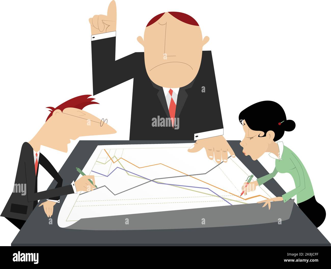 Directing friendship Stock Vector Images - Alamy