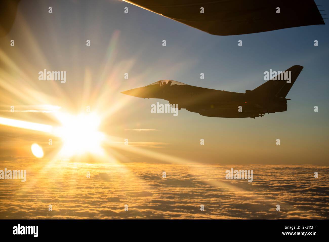 Estonia. 24th Oct, 2022. An Air Force Eurofighter Typhoon fighter ...