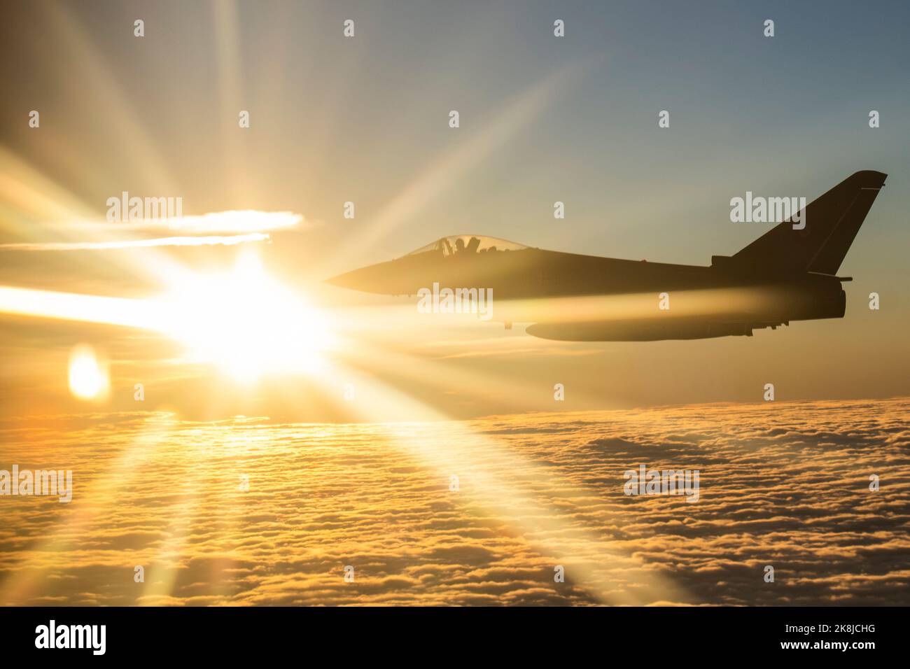 Estonia. 24th Oct, 2022. An Air Force Eurofighter Typhoon fighter ...