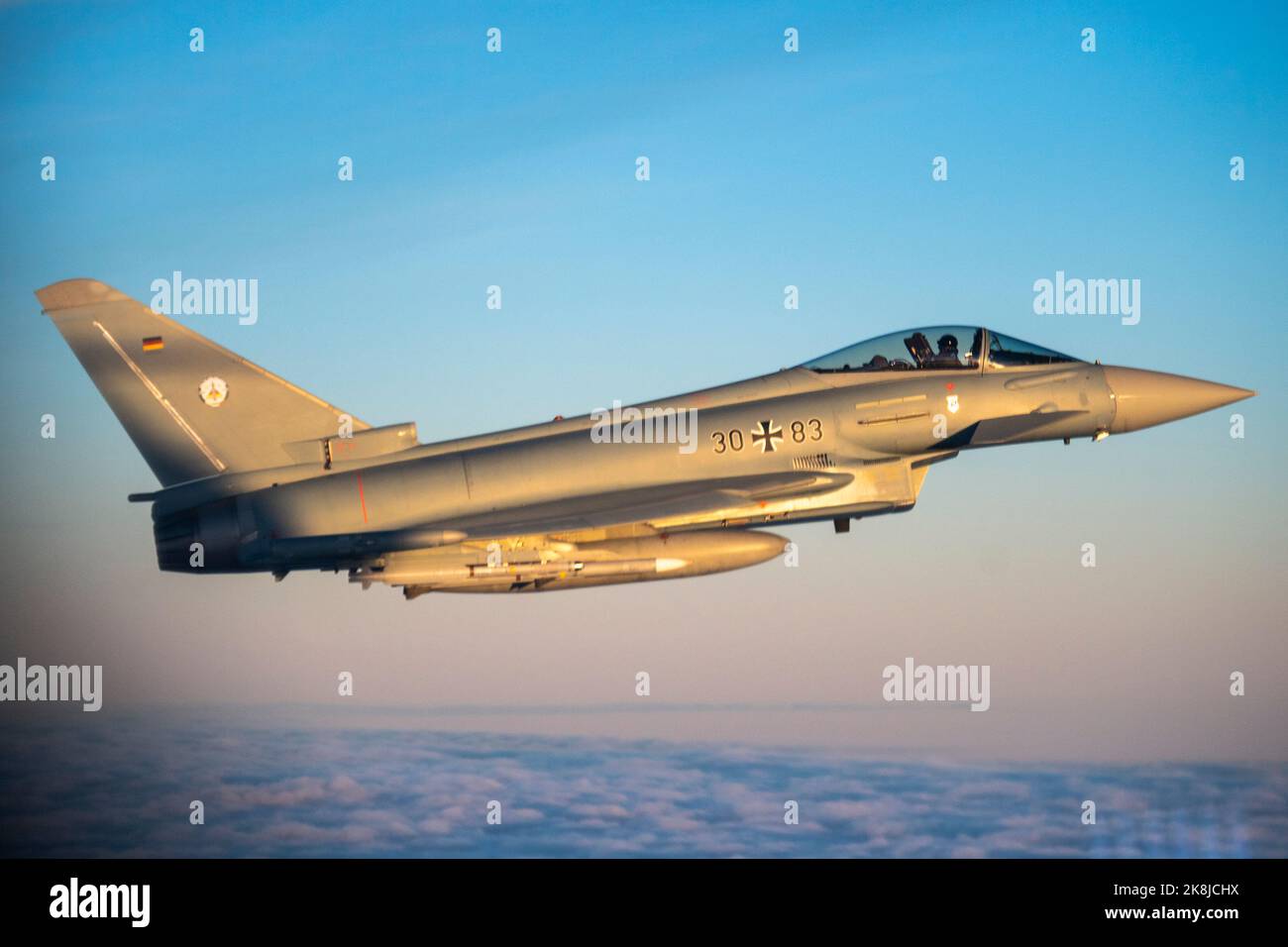 Estonia. 24th Oct, 2022. An Air Force Eurofighter Typhoon fighter ...