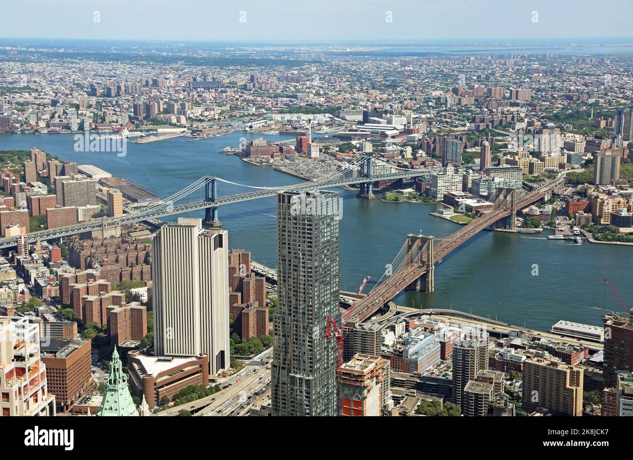 View from One World Observatory - New York City Stock Photo - Alamy