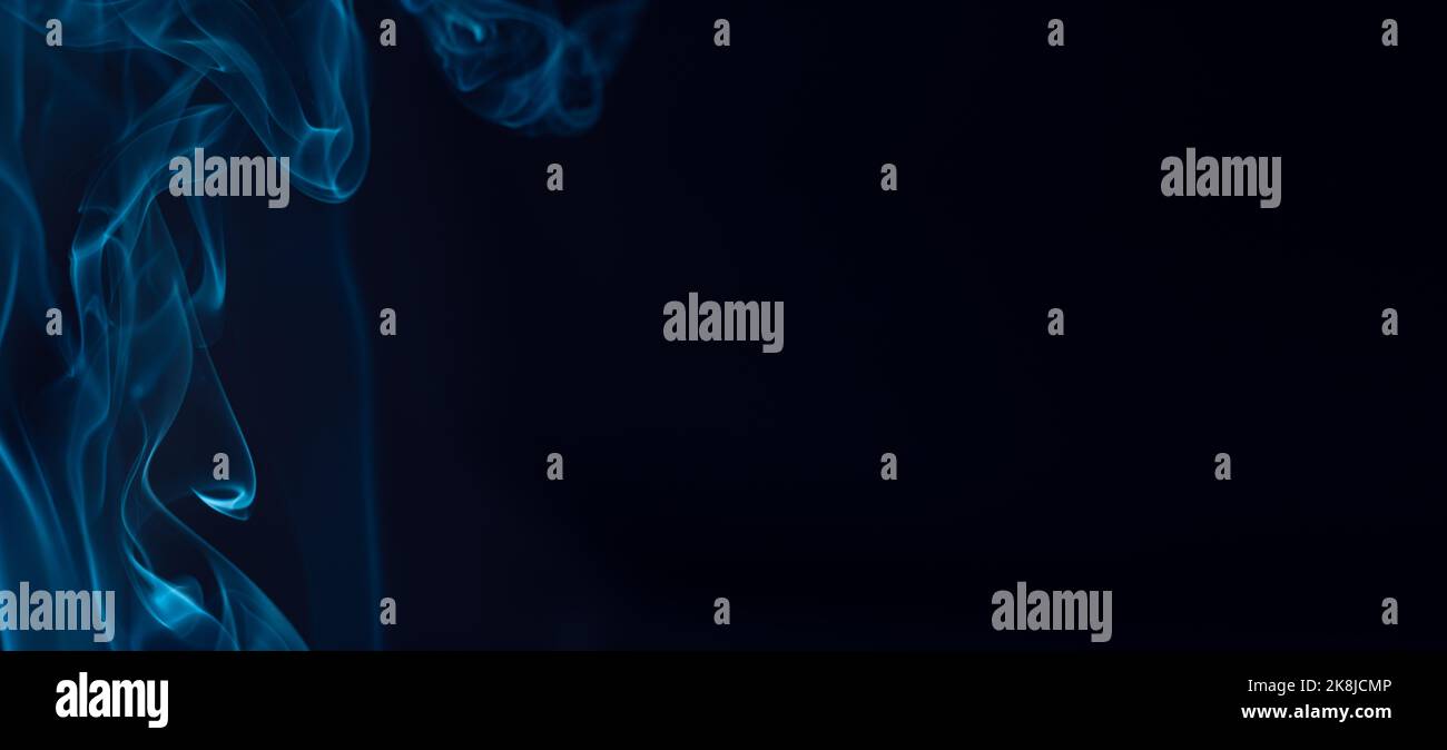 Creative background partially blurred image, horizontal dark blue ...