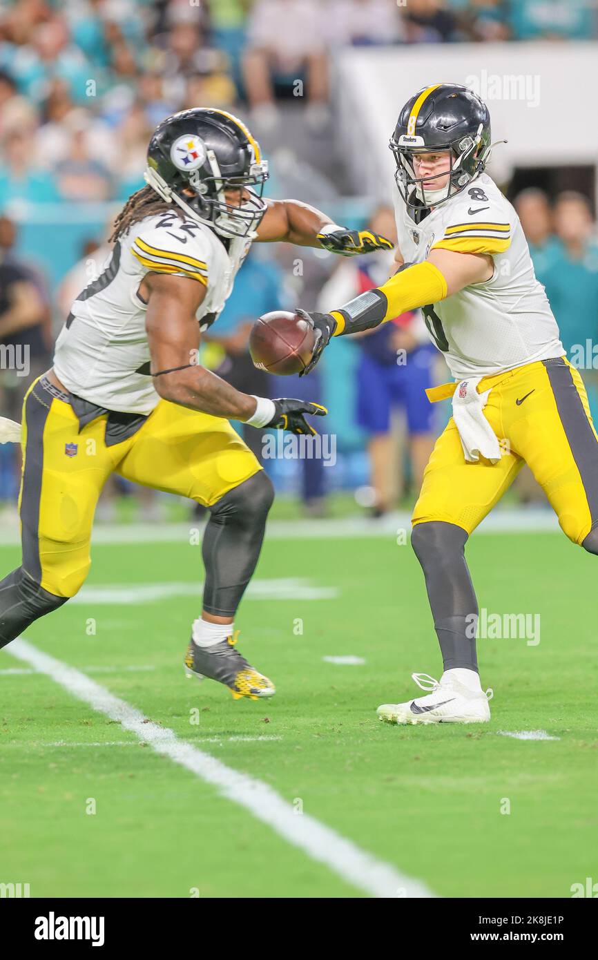 Sunday, October 23, 2022; Miami Gardens, FL USA; Pittsburgh Steelers ...