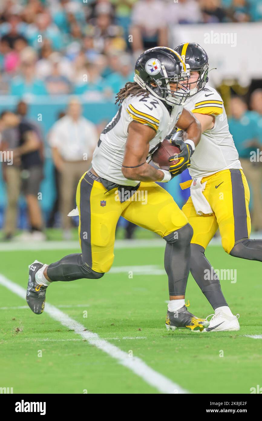 Sunday, October 23, 2022; Miami Gardens, FL USA; Pittsburgh Steelers ... Sunday, October 23, 2022; Miami Gardens, FL USA; Pittsburgh Steelers ...