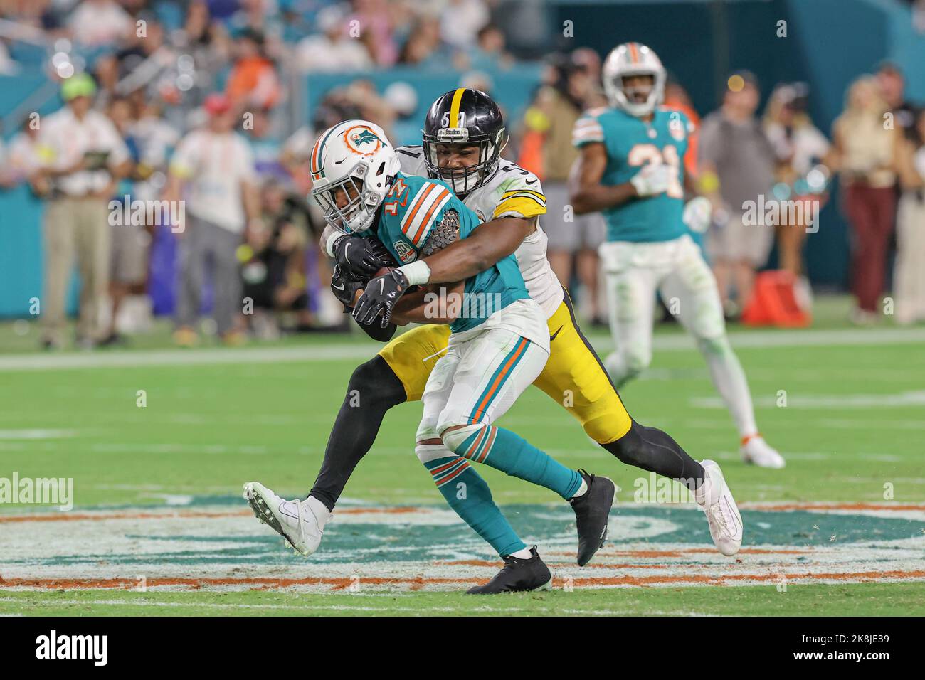 Sunday, October 23, 2022; Miami Gardens, FL USA; Miami Dolphins wide ...
