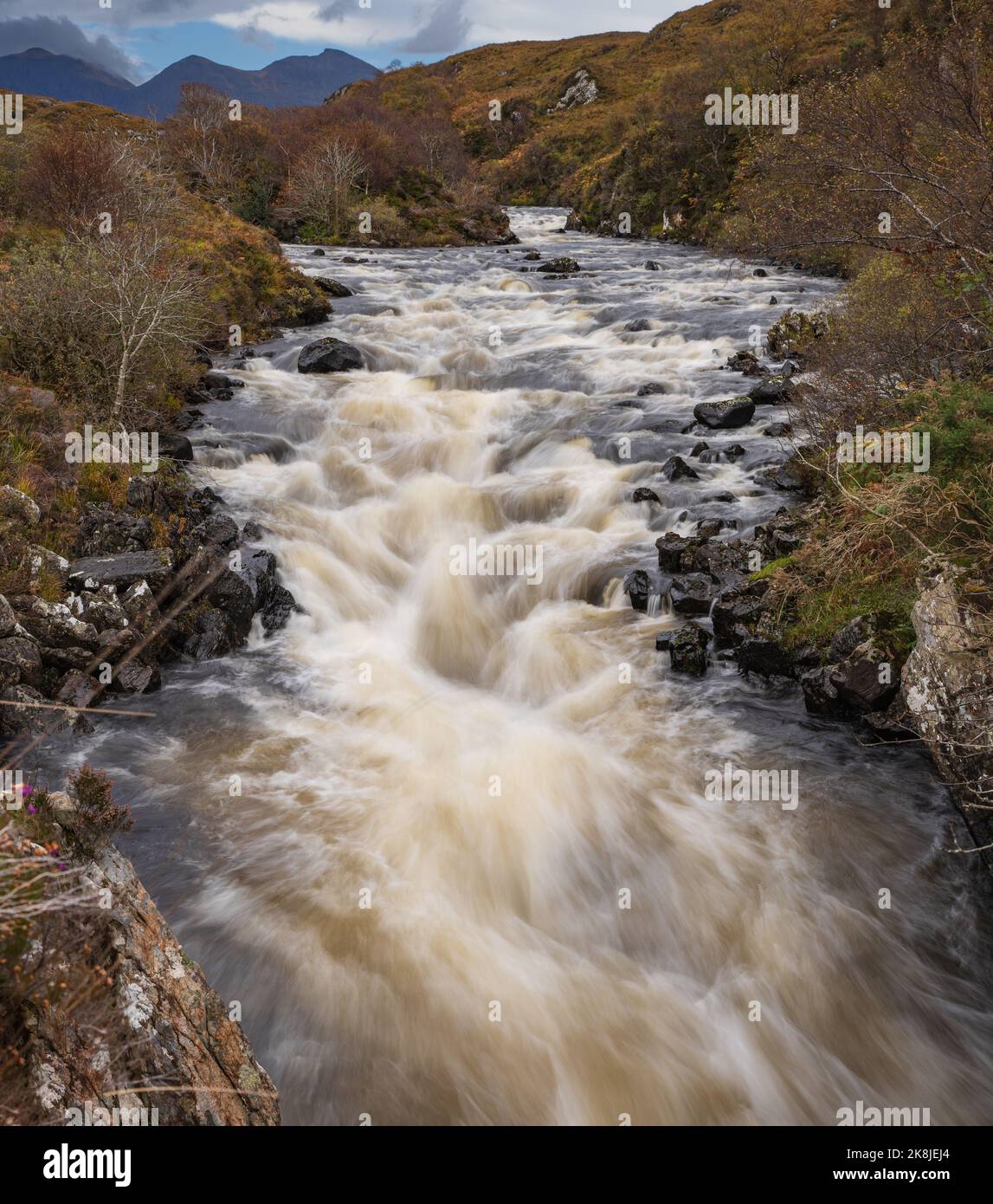 Allt an Tiaghaich Stock Photo - Alamy
