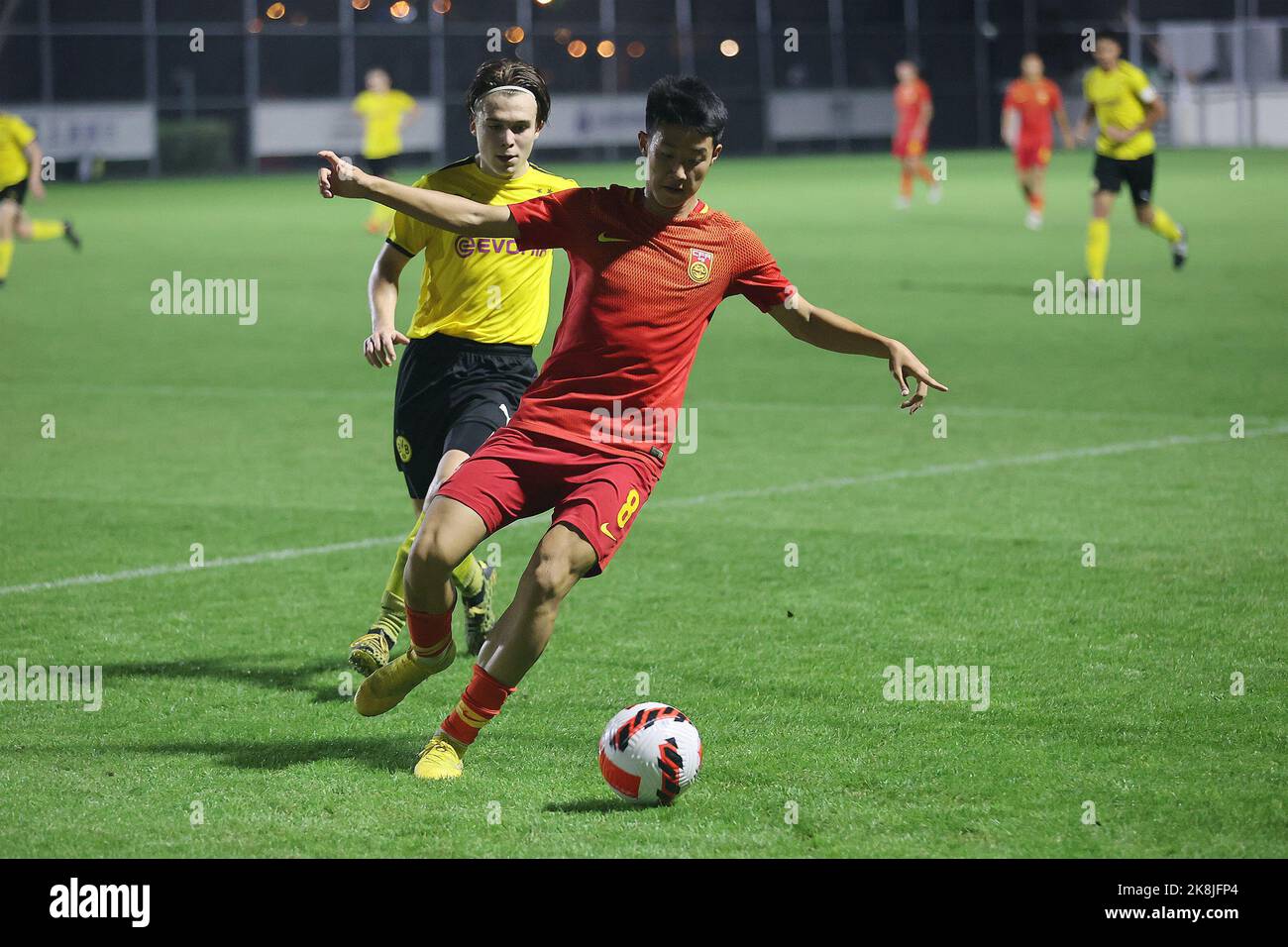 China U15 Tigers defeated by Dortmund U15 Academy on the third match ...