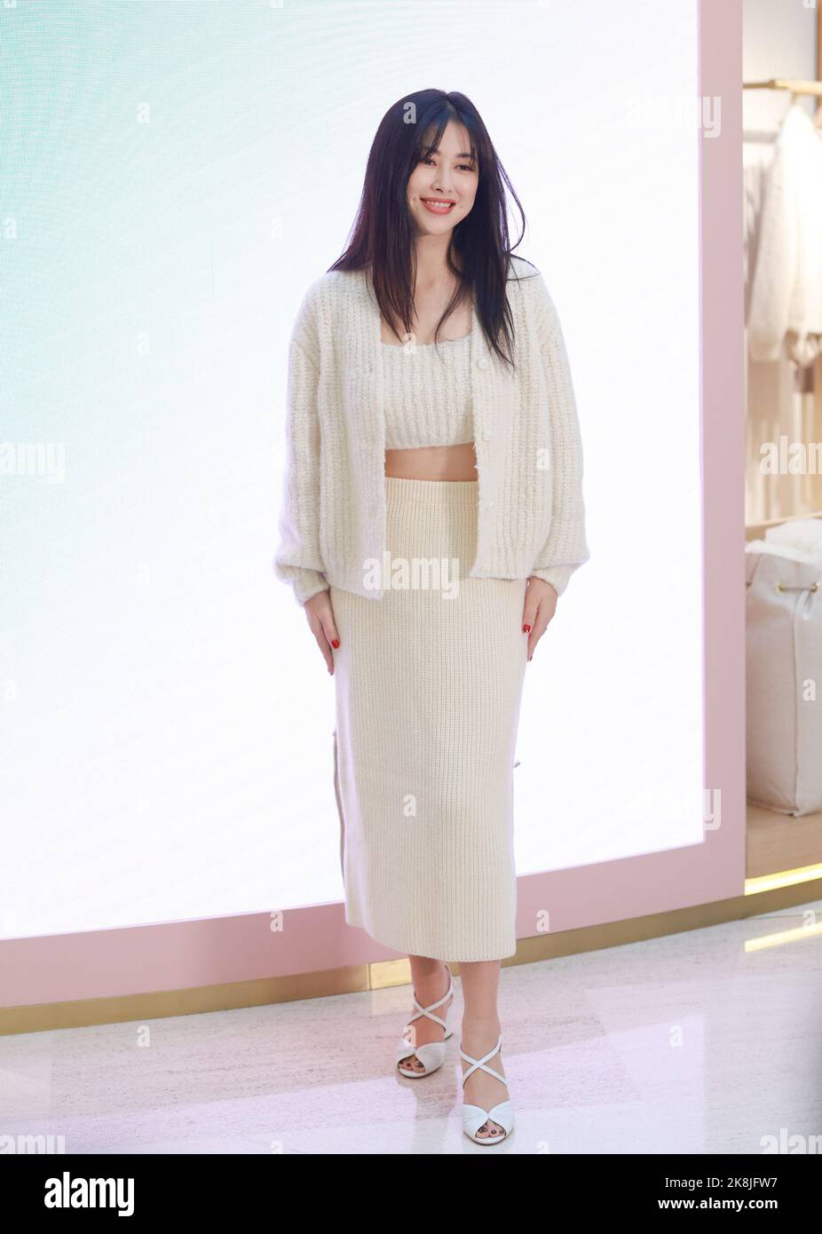 Chinese actress and singer Zhu Zhu attended the activity of Loro Piana ...