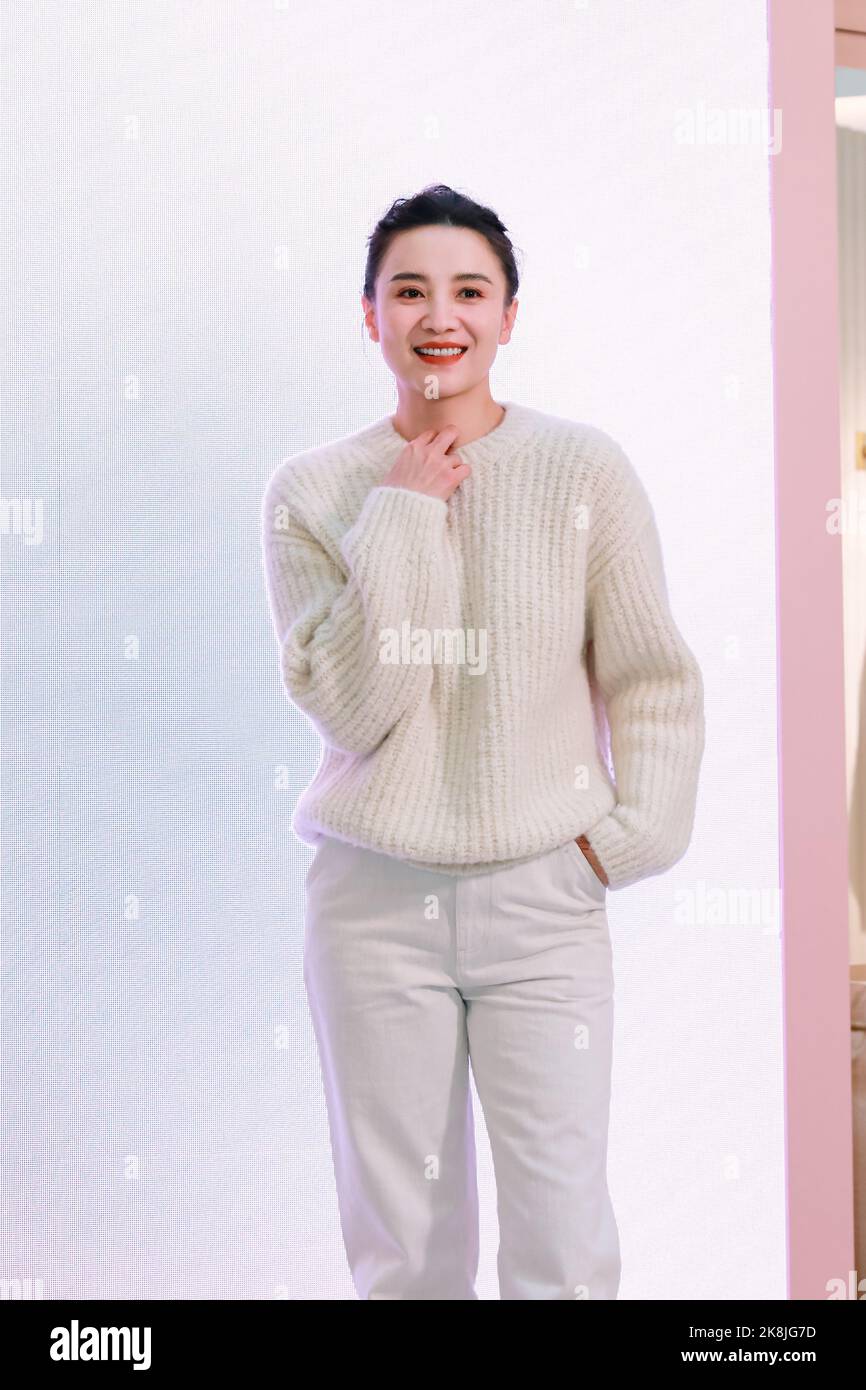 Chinese actress and singer Song Jia attended the activity of Loro Piana ...