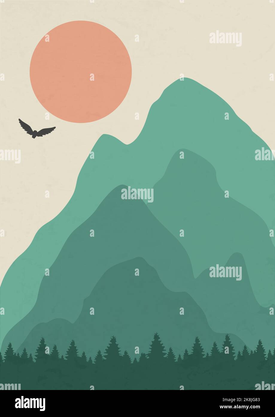 National Park wildlife poster vector illustration design Stock Vector ...