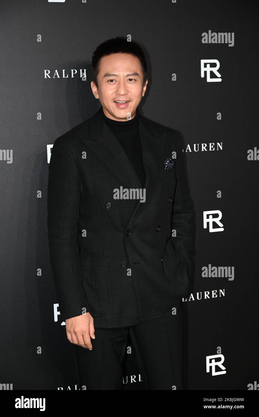 Chinese actor Deng chao presents at 2023 Spring Summer Raulph Lauren ...