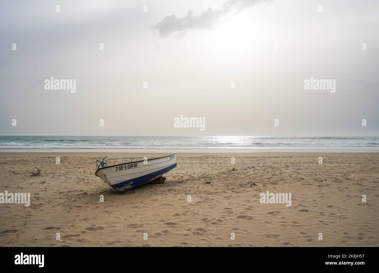 Covered boat on the beach hi-res stock photography and images - Alamy