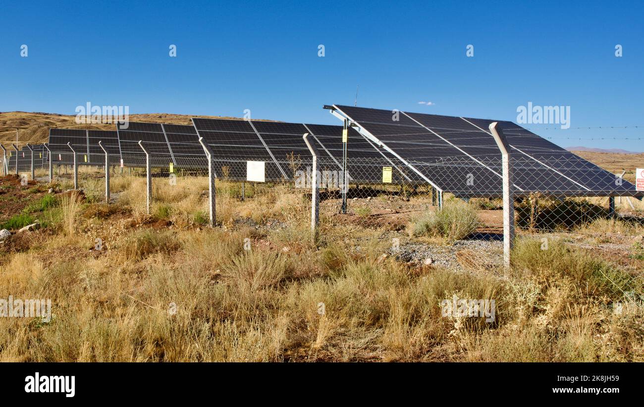 Solar Energy production fields. Large-scale solar farms. Sustainable ...