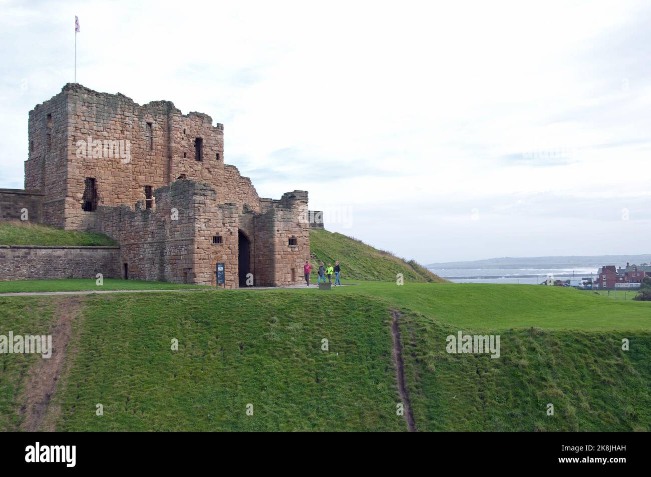 Tynemouth Castle and Fortifications, Tynemouth, Northumberland, Tyne ...