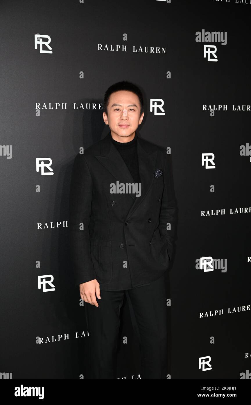 Chinese actor Deng chao presents at 2023 Spring Summer Raulph Lauren ...