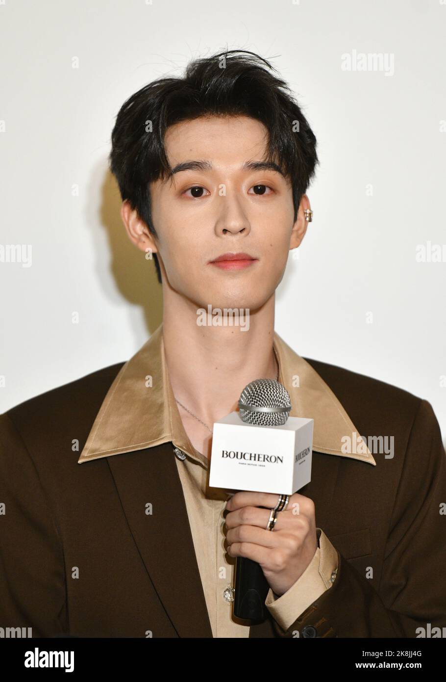 Chinese actor, singer and dancer Wu Yuheng attended a fasion event in Beijing, China,11 October ...