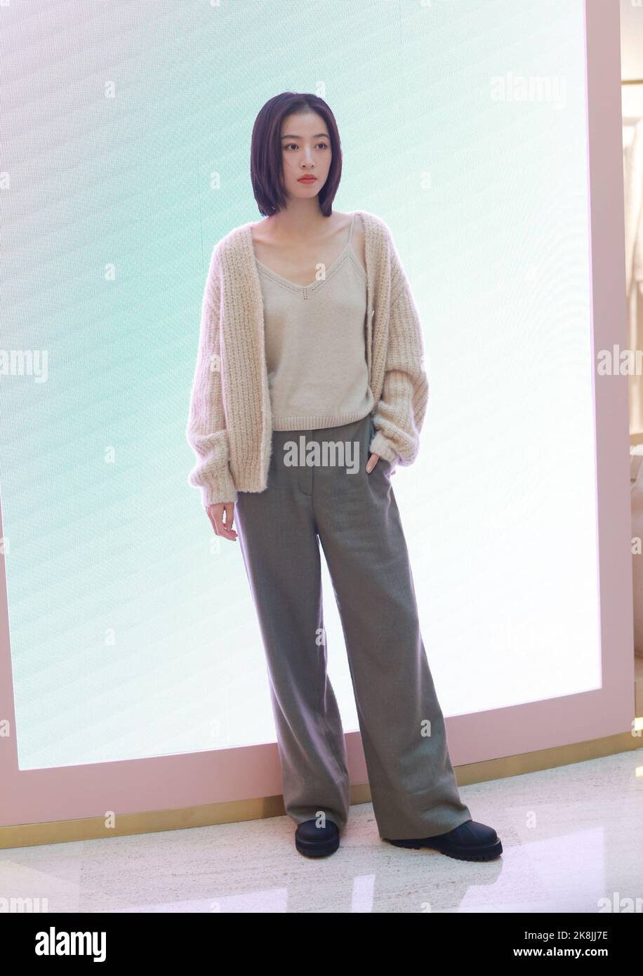 Chinese actress Zhou Yutong attended the activity of Loro Piana Pop-up ...