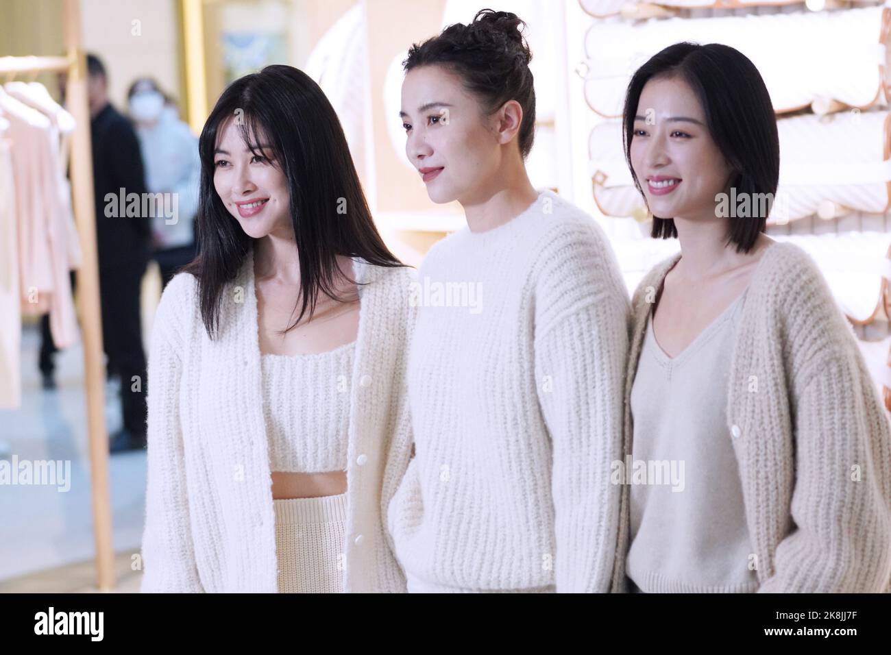 Chinese actress Zhou Yutong, Chinese actress and singer Song Jia and ...