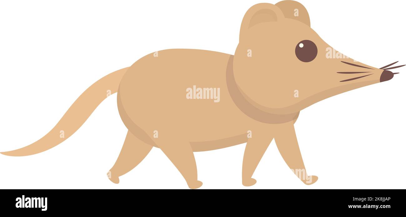 Walk shrew icon cartoon vector. Farm animal. Asian mammal Stock Vector ...