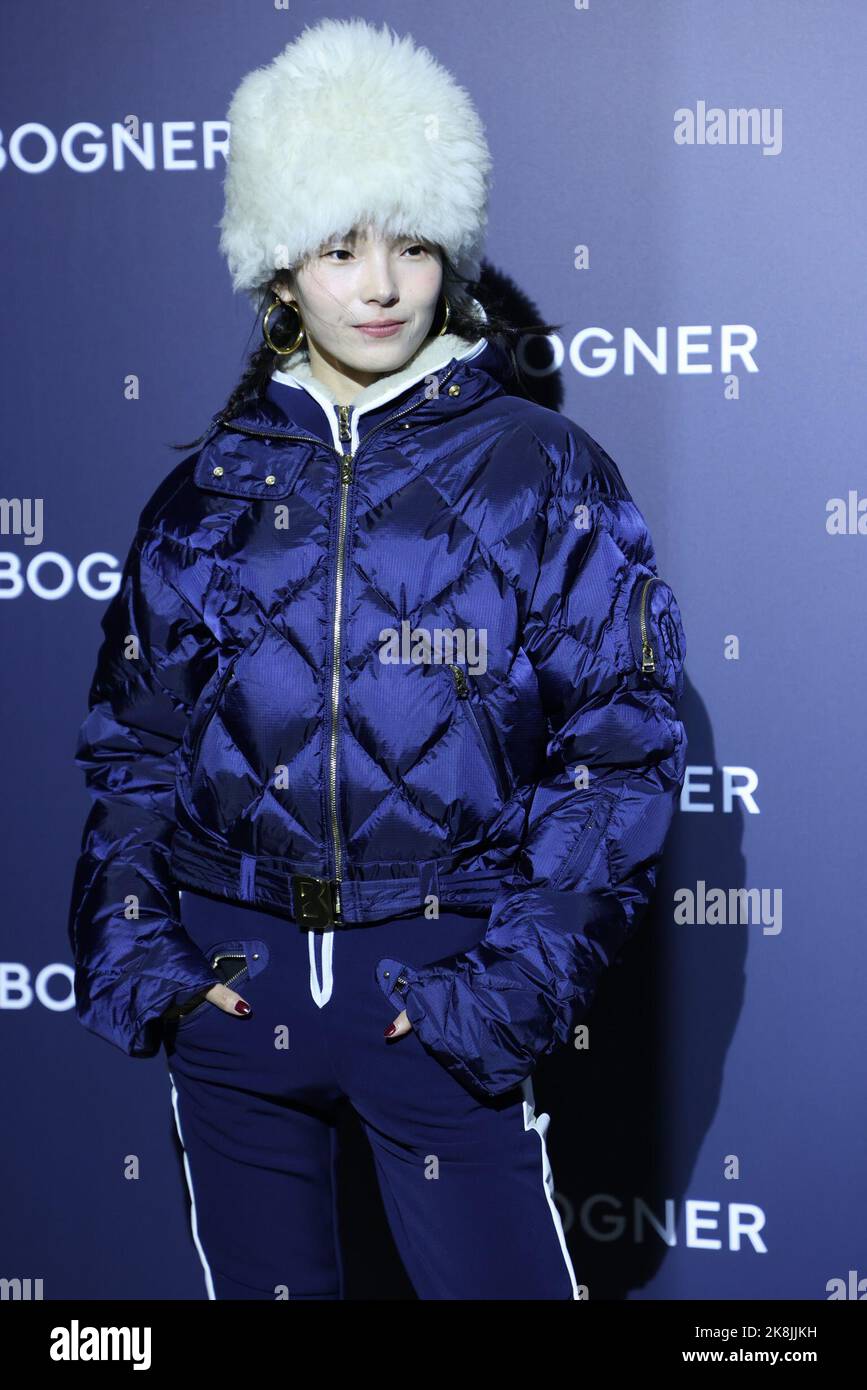 Chinese model Xiao Wen Ju attended Bogner brand activity in Shanghai ...