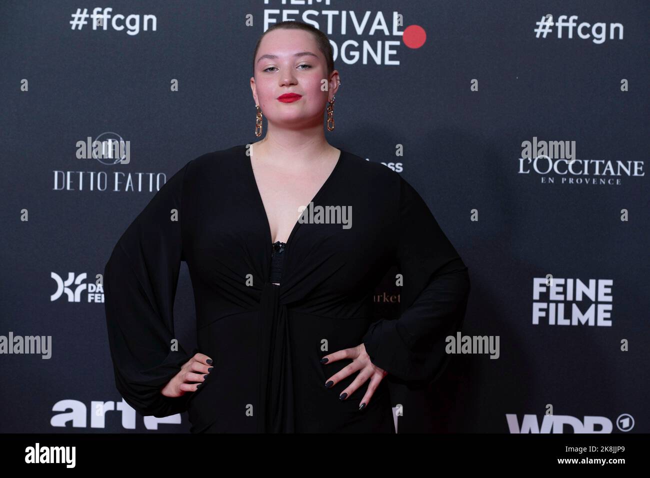 Cologne, Deutschland. 22nd Oct, 2022. Paula GOOS, actress, red carpet ...