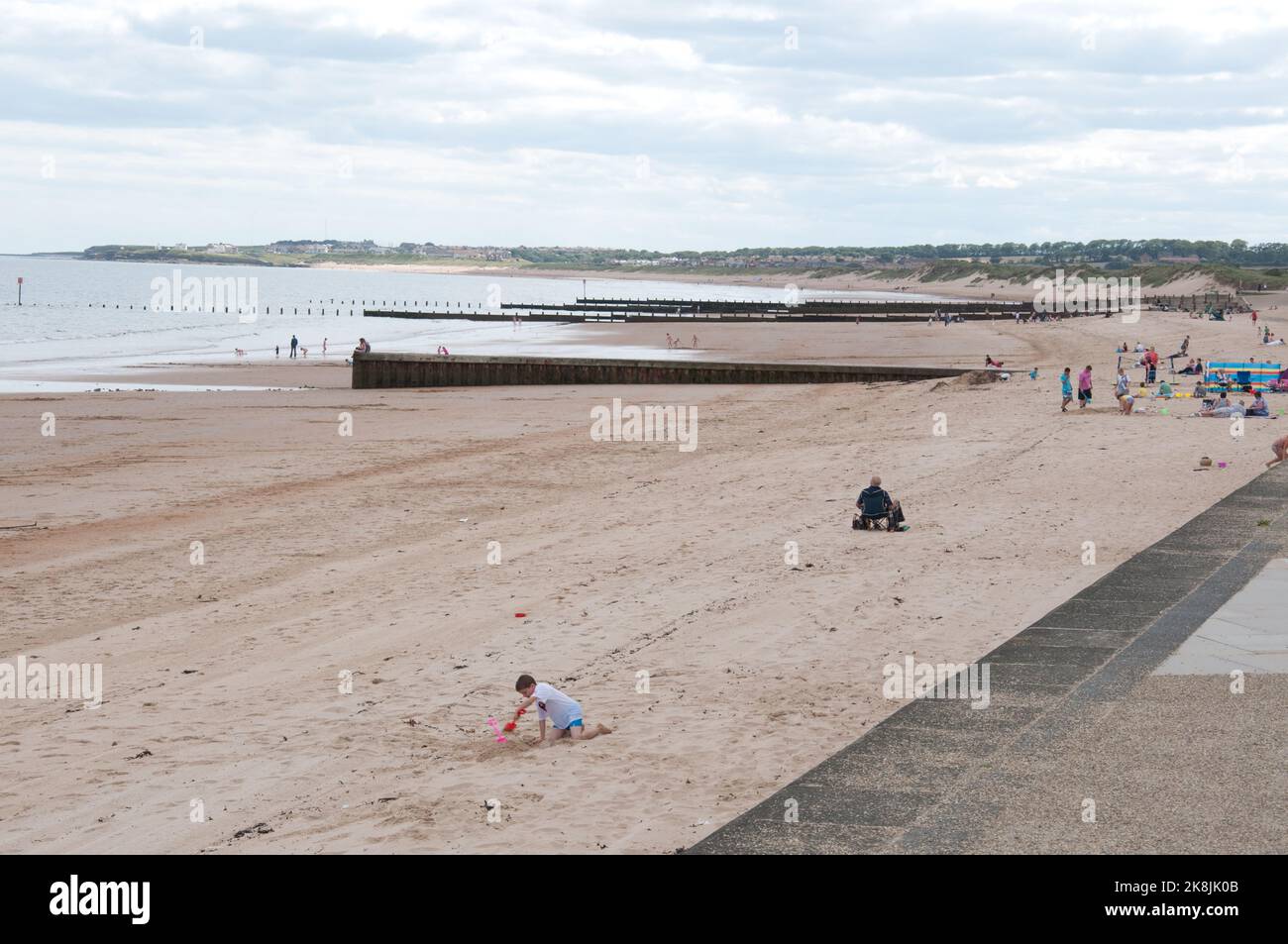 Beach, Blyth, Northumberland, Tyne and Wear Stock Photo - Alamy