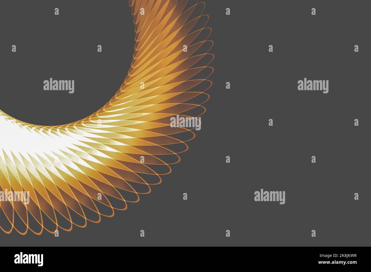 Abstract Modern Design. Round Swirl Minimalistic Circle Form Stock ...