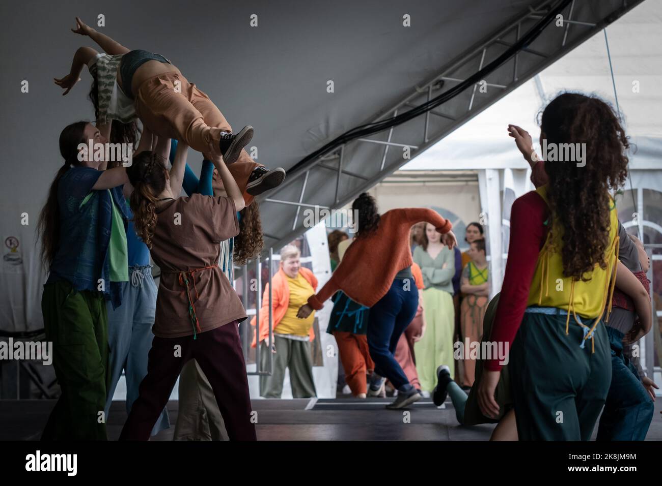 London, UK. 23rd October, 2022. Close To Home: The Mass Dance Event. A ...