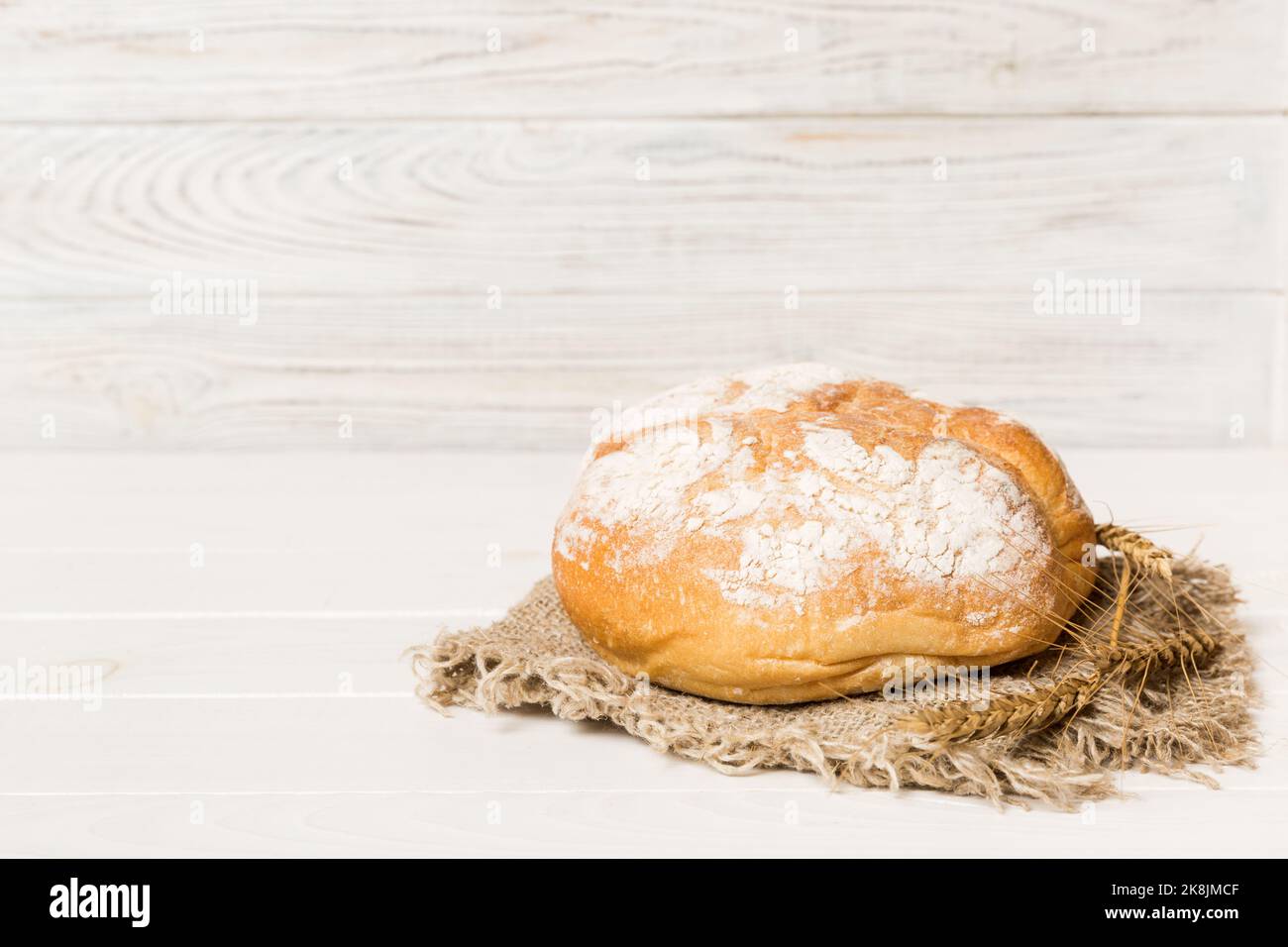 Homemade natural breads. Different kinds of fresh bread as background ...