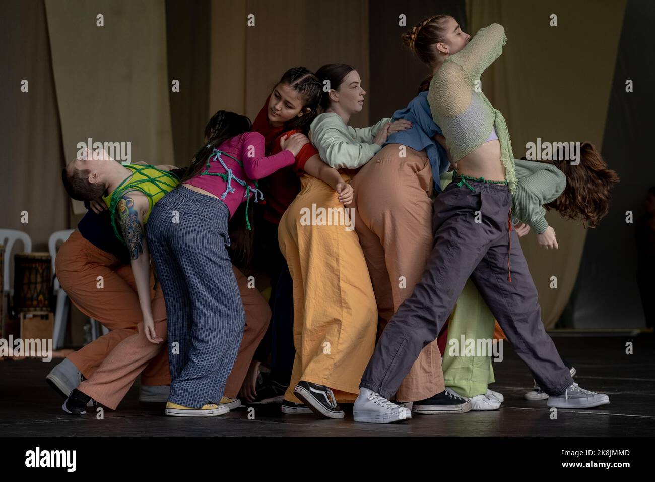 London, UK. 23rd October, 2022. Close To Home: The Mass Dance Event. A ...