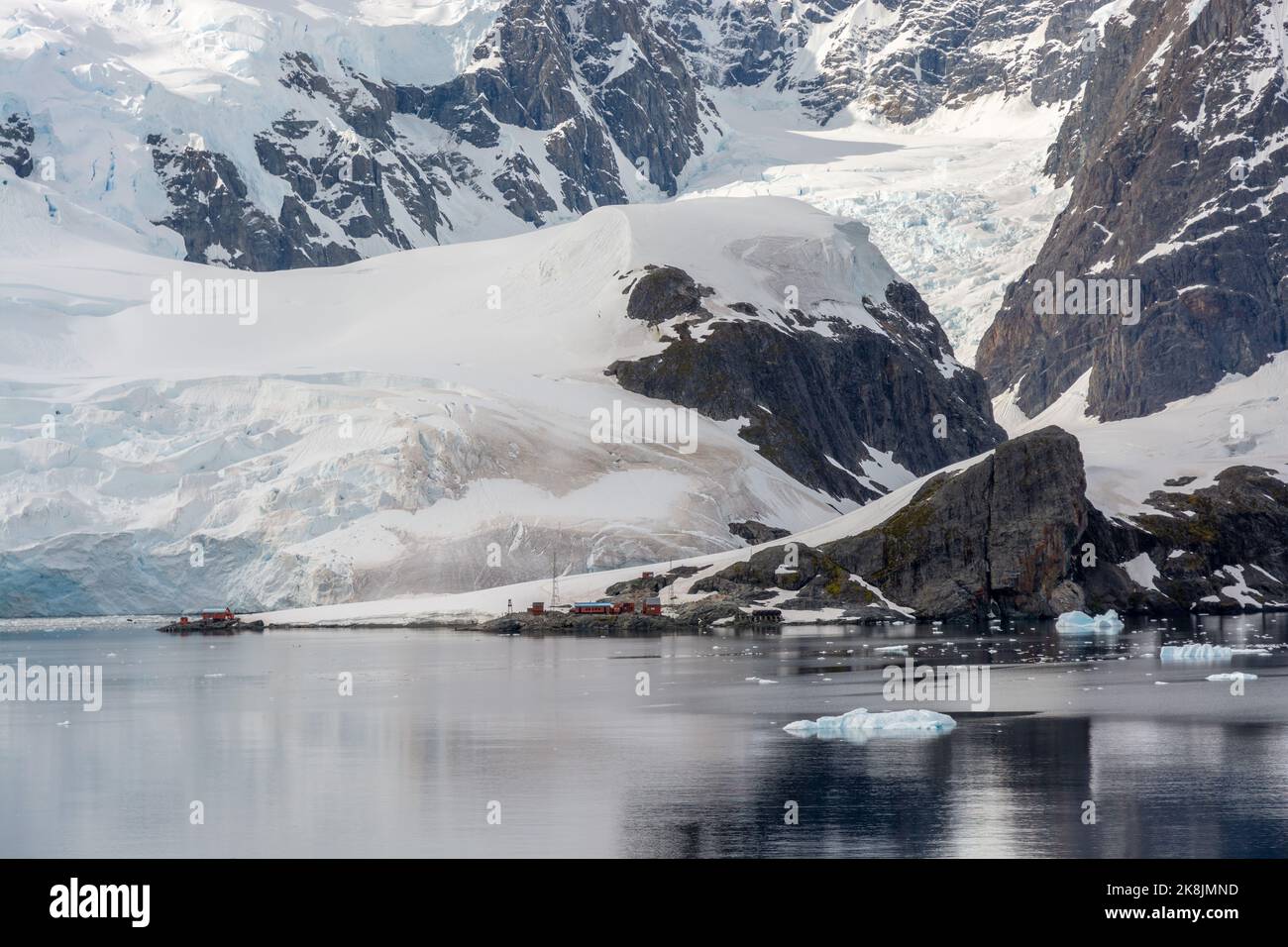 almirante brown scientific research station or brown base. argentine ...