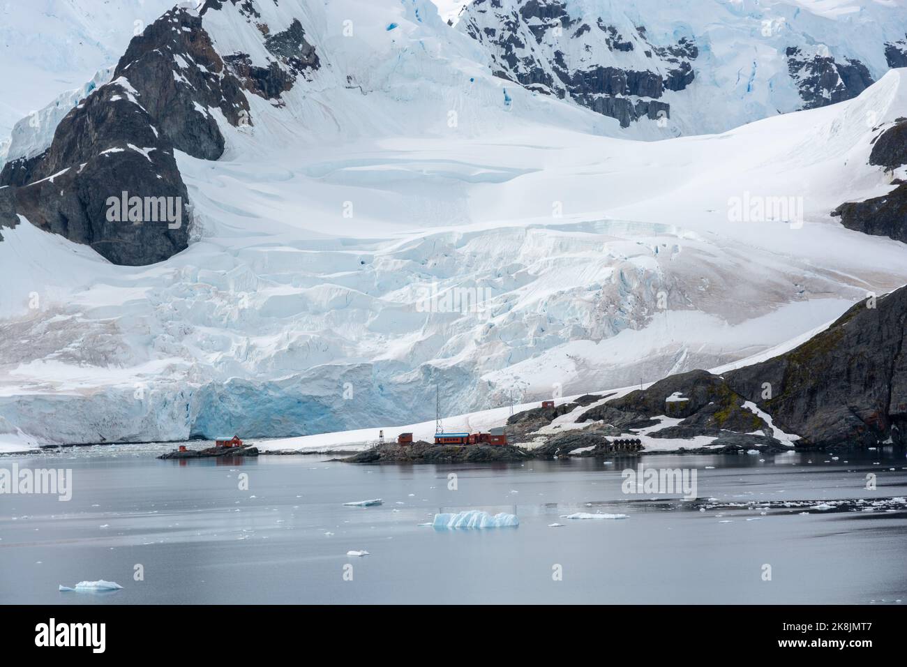 almirante brown scientific research station or brown base. argentine ...