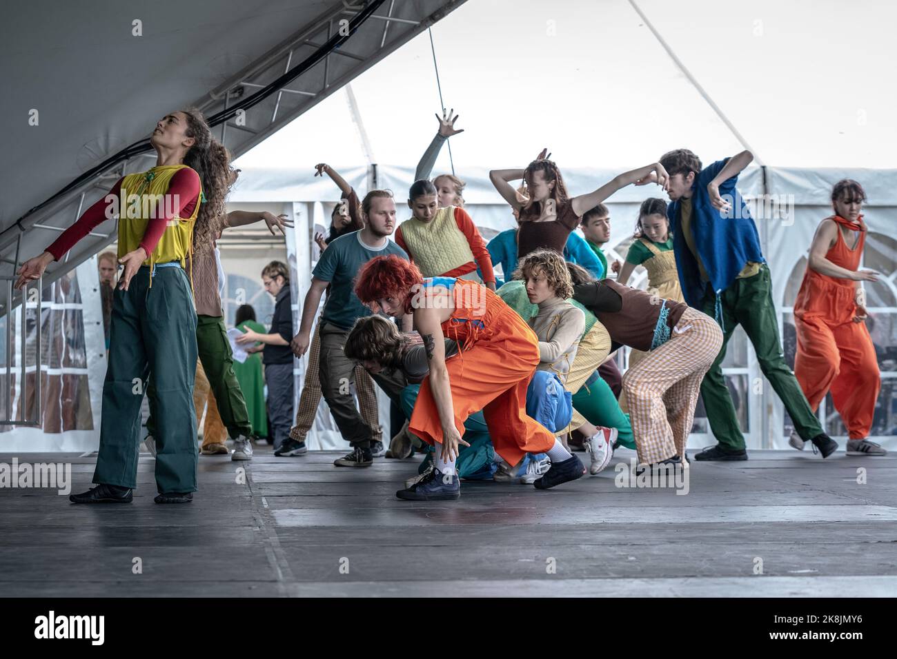 London, UK. 23rd October, 2022. Close To Home: The Mass Dance Event. A ...