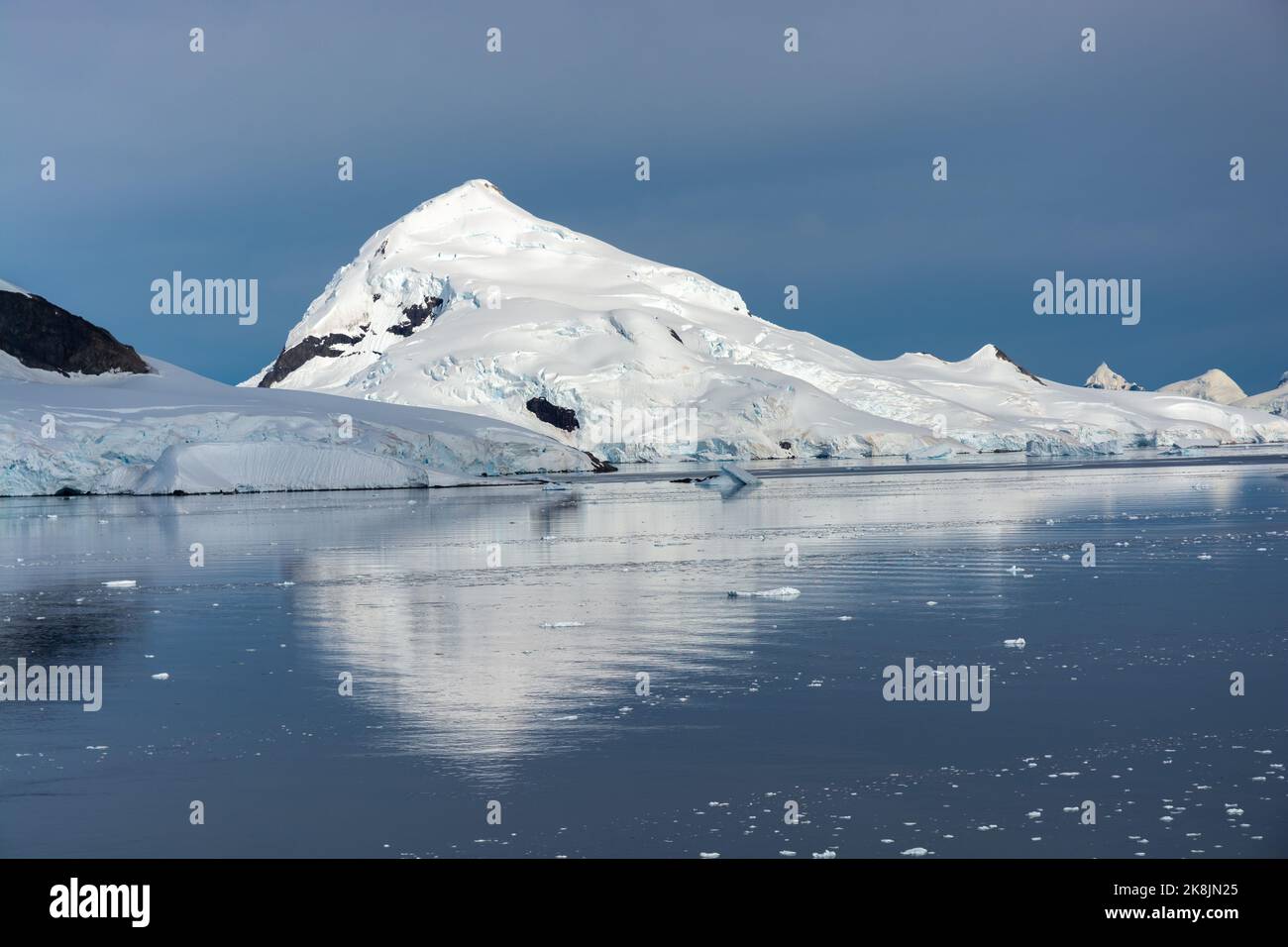 hauron peak. danco coast. paradise harbour (bay). antarctic peninsula ...