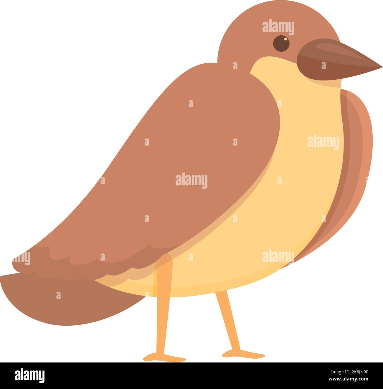 Cute bird icon cartoon vector. Tree flight. Male sparrow Stock Vector Image & Art - Alamy