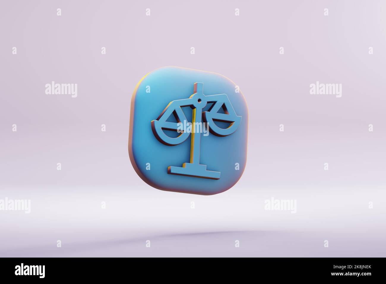 Beautiful illustration blue Justice symbol icons on a bright pink ...