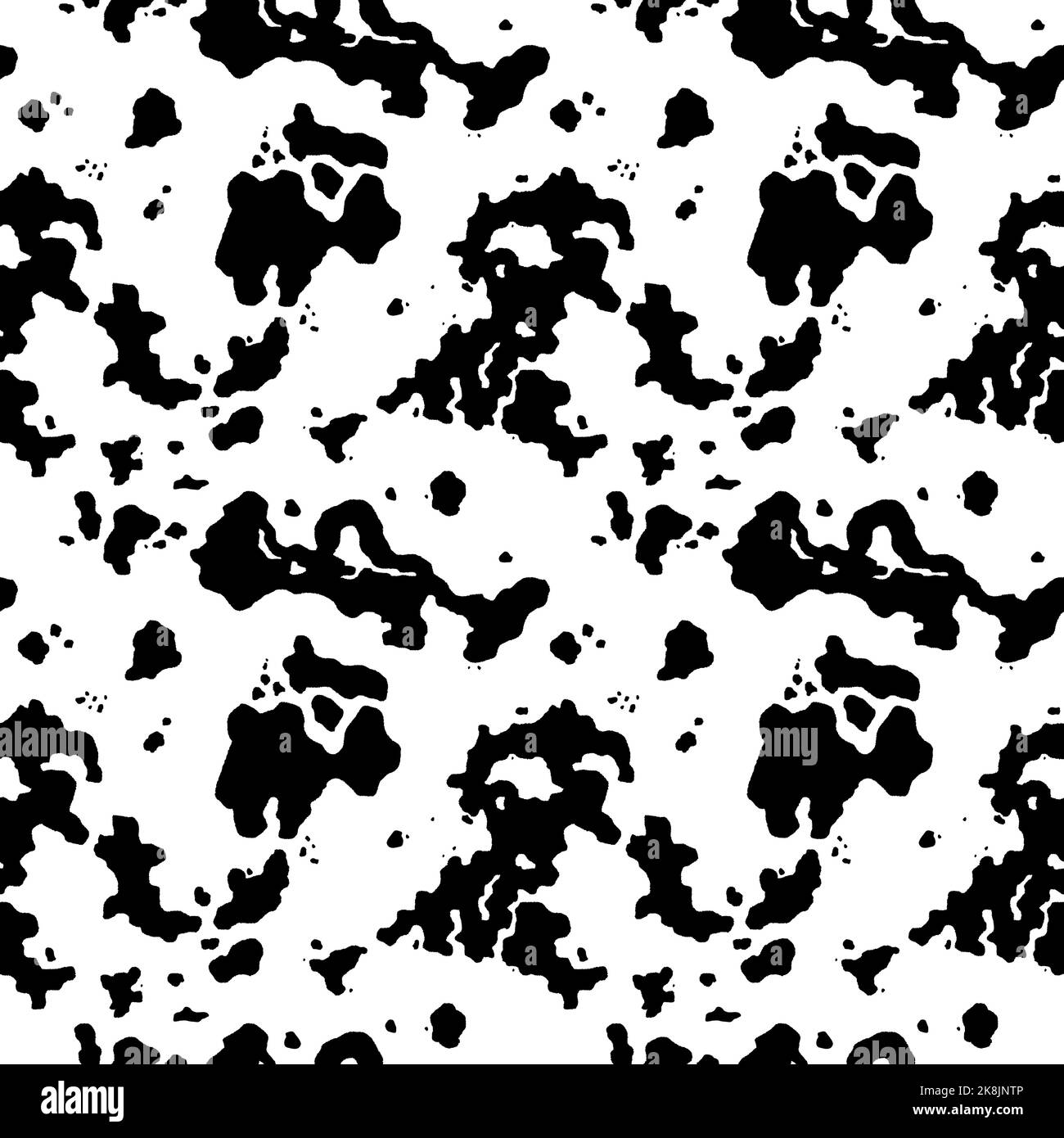 Black spots cow texture. Cow skin pattern. Animal pattern theme Stock ...