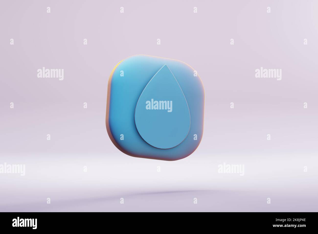 Beautiful illustration healthy blue Blood Drop symbol icons on a bright ...