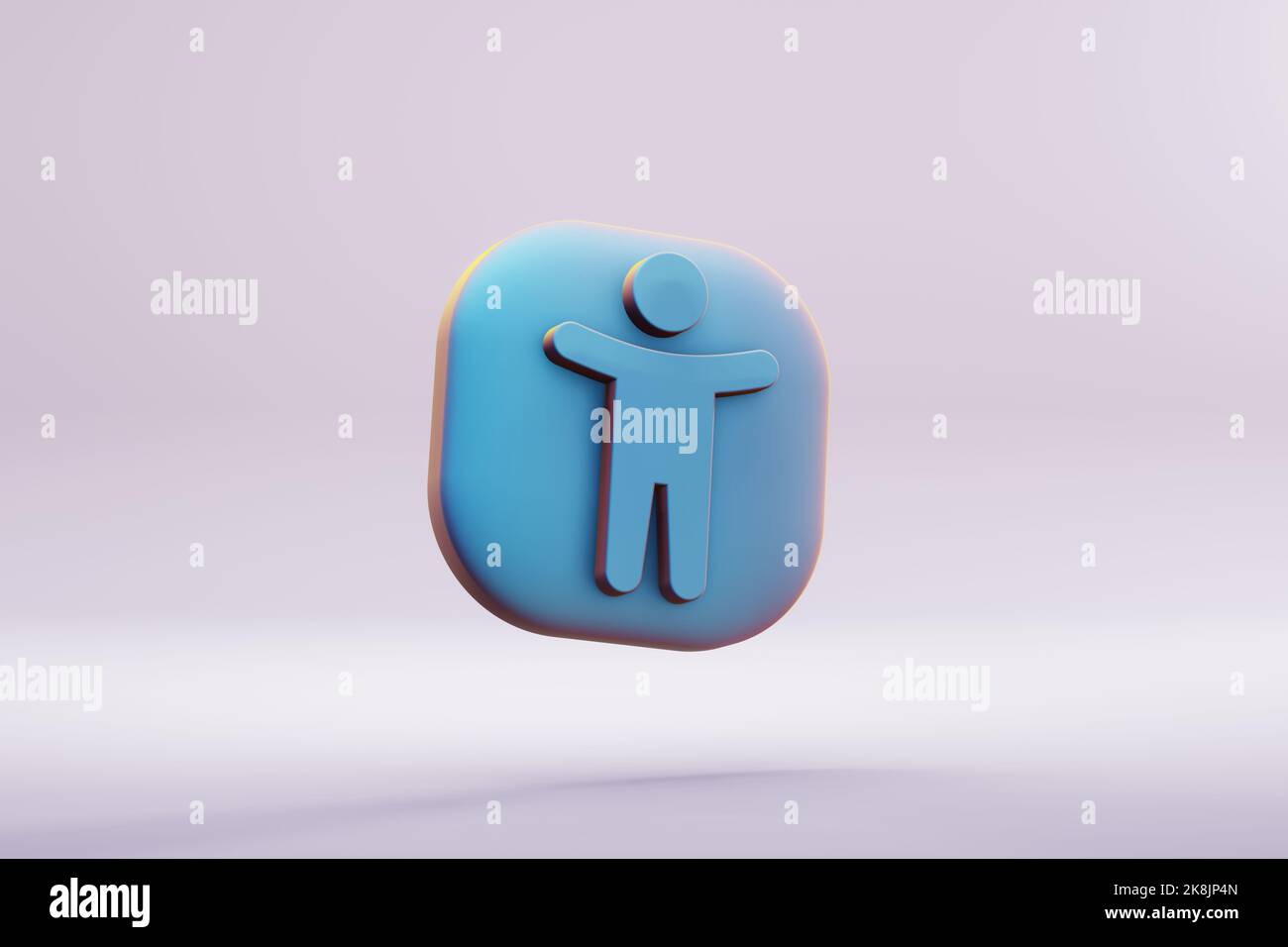 Beautiful illustration healthy blue Body symbol icons on a bright pink ...