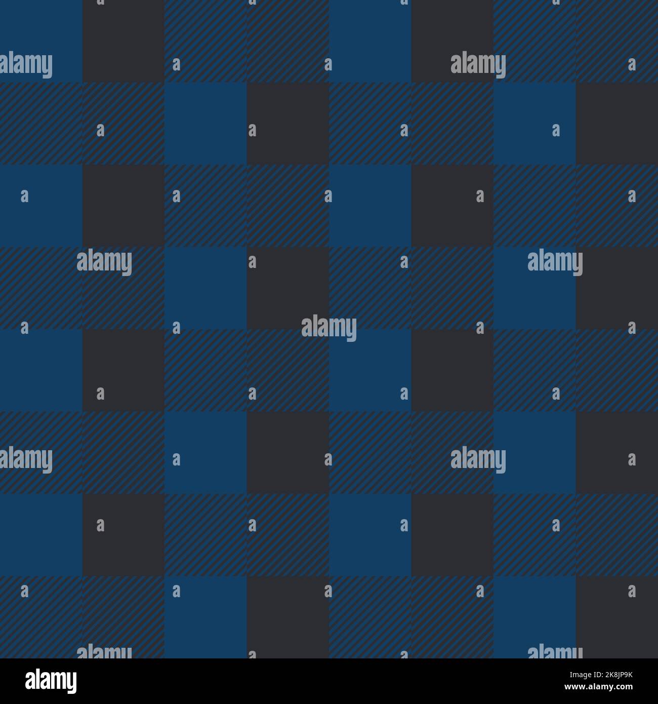 Blue and grey Scotland textile seamless pattern. Fabric texture check ...