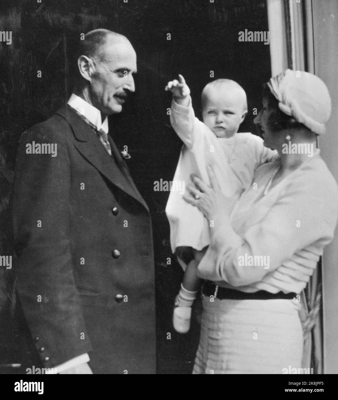 1931 king crown princess martha with princess ragnhild photo hi-res ...