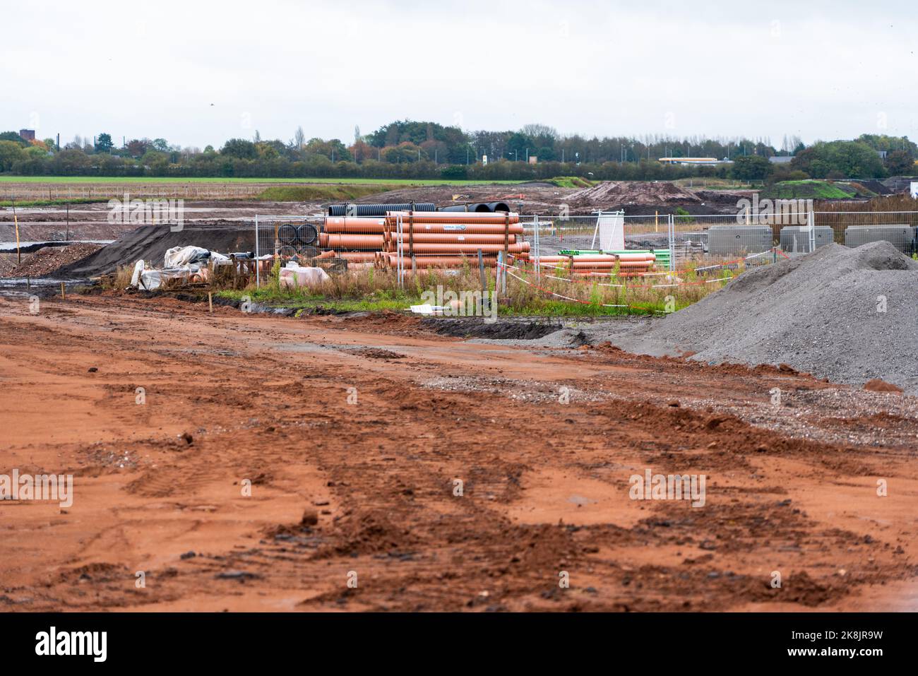 Poverty Lane Maghull. Sefton. Work starts on Land East of Maghull. A ...
