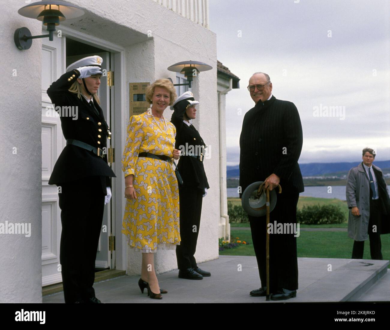 President vigdis finnbogadottir hi-res stock photography and images - Alamy