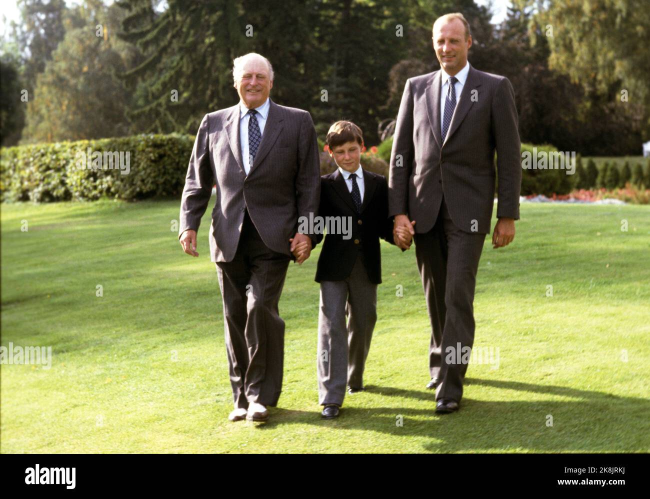 Oslo 19820917 The Norwegian royal family: Three generations gathered at ...