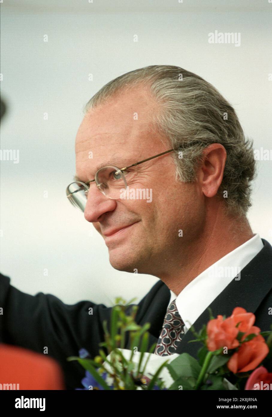 Stockholm 19960430: Sweden's king, King Carl Xvi Gustaf 50 years. The ...