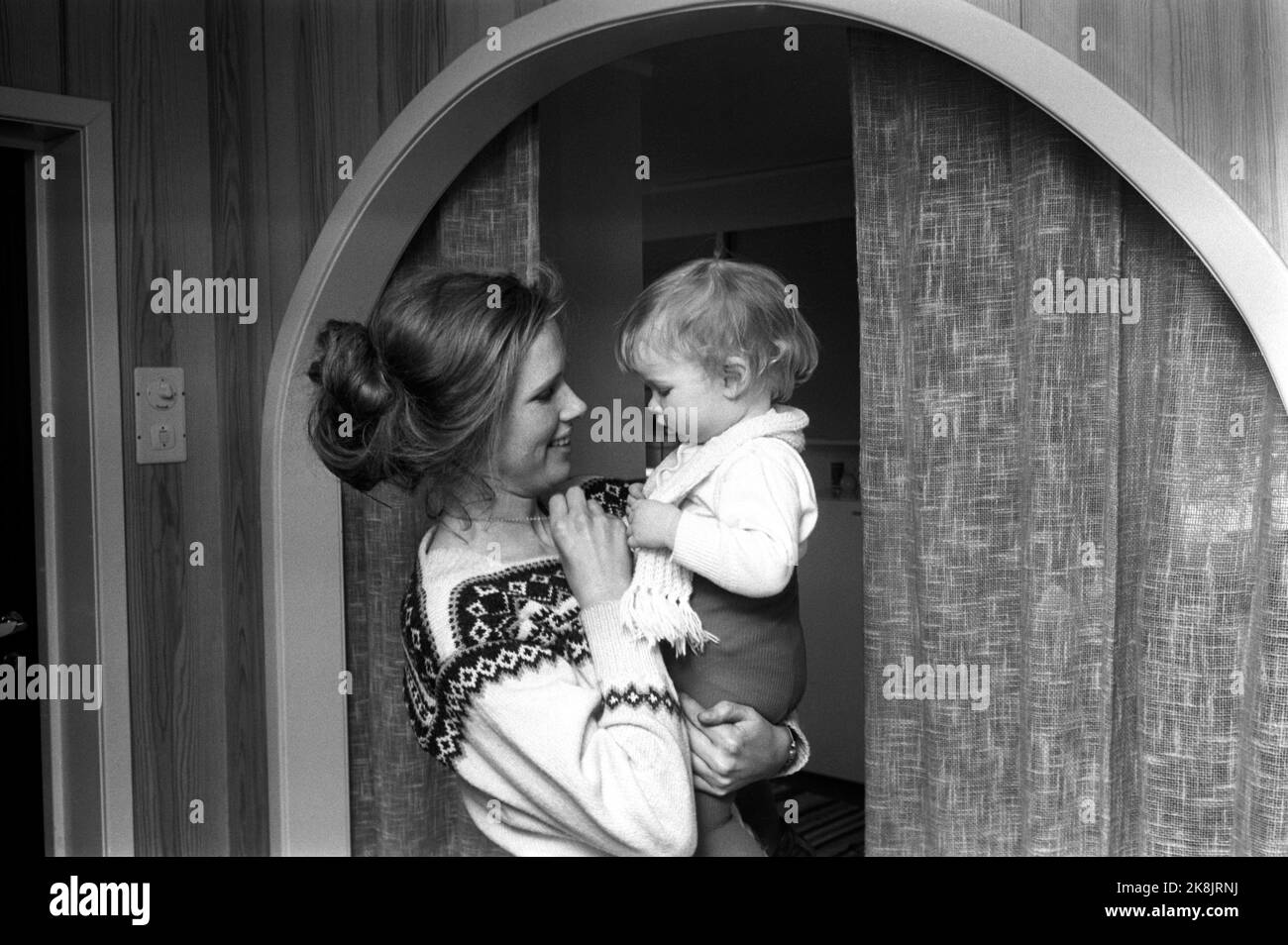 The current March 1968 At home with actress Liv Ullmann on Strømmen ...