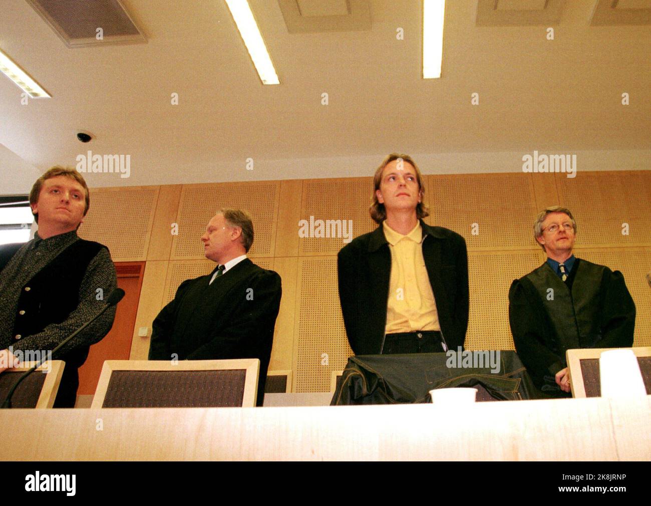 Judgment in the AUF case. The defendants with their defenders are ...